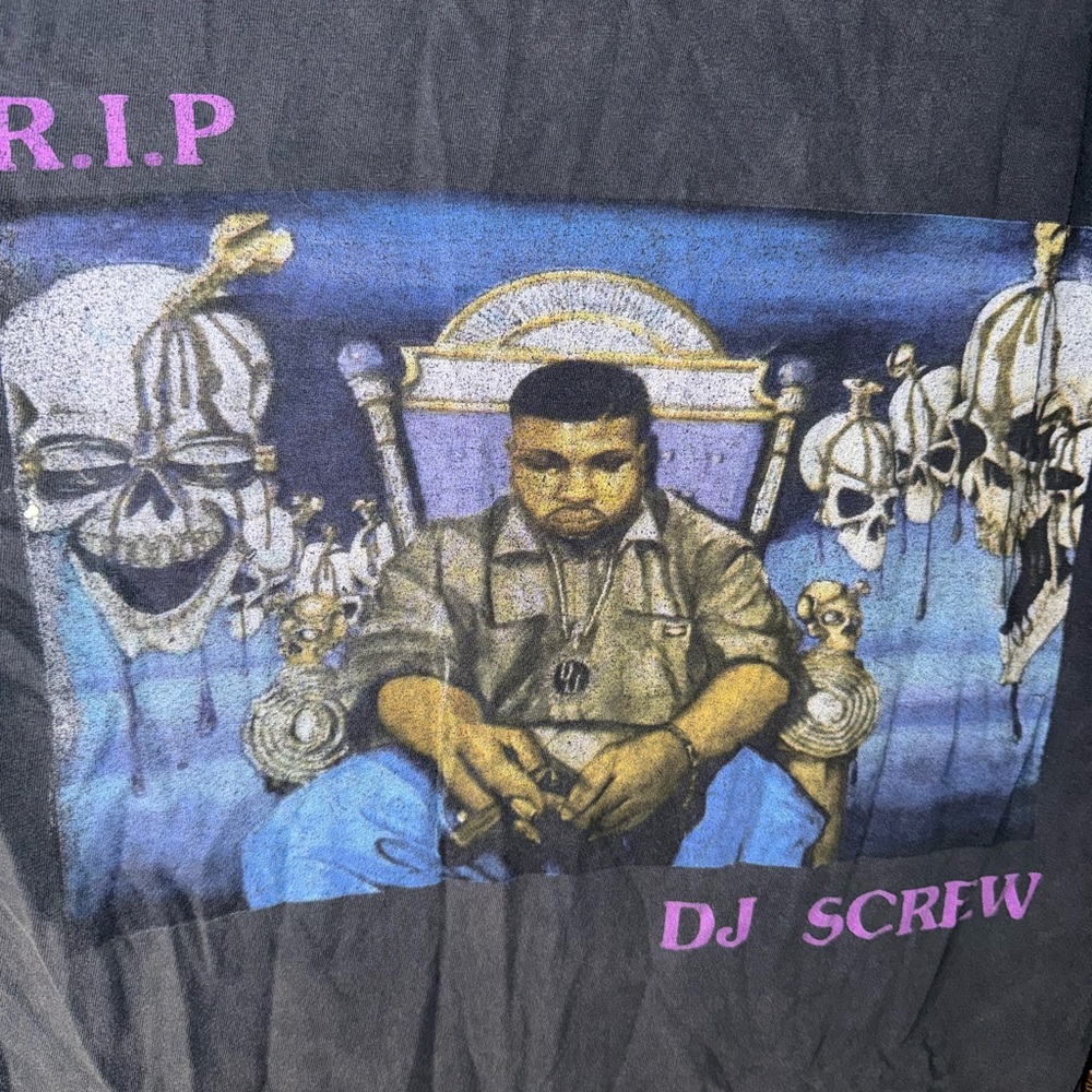 Travis Scott Rip Dj Screw Astroworld T Shirt - Gem
